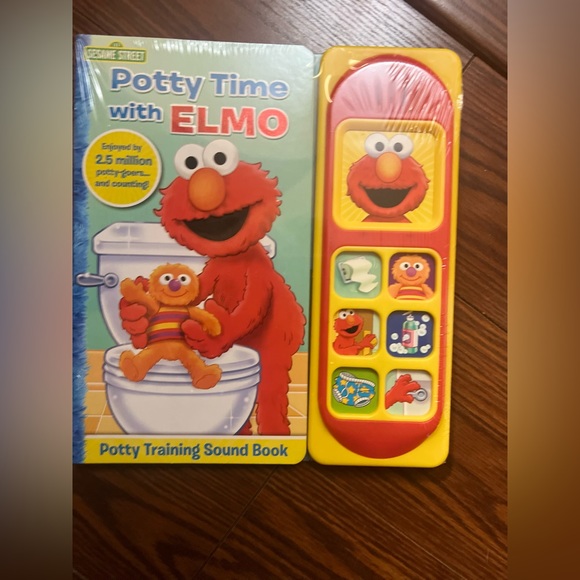 Sesame Street | Toys | Sesame Street Elmo Potty Book With Sounds | Poshmark
